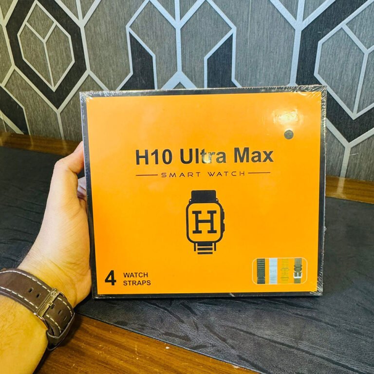 H10 Ultra Max Smart Watch | 4 in 1 Straps | 2.02" IPS Display Screen ...